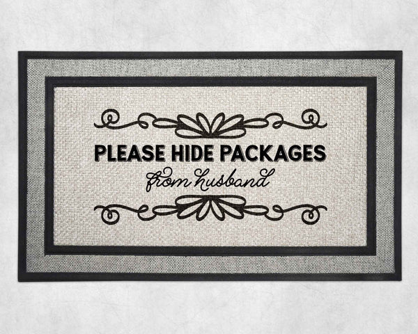 Personalized Doormat | Custom Door Mats | Hide Packages - This & That ...